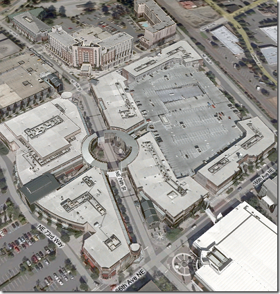 Redmond Library: Redmond Town Center: A View from Virtual Earth 3D